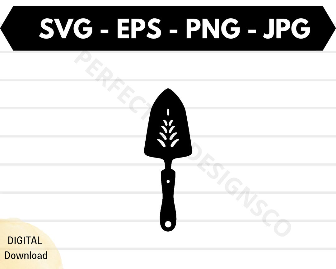 Garden Trowel Silhouette Svg, Garden Trowel Clipart, Garden Trowel Svg ...