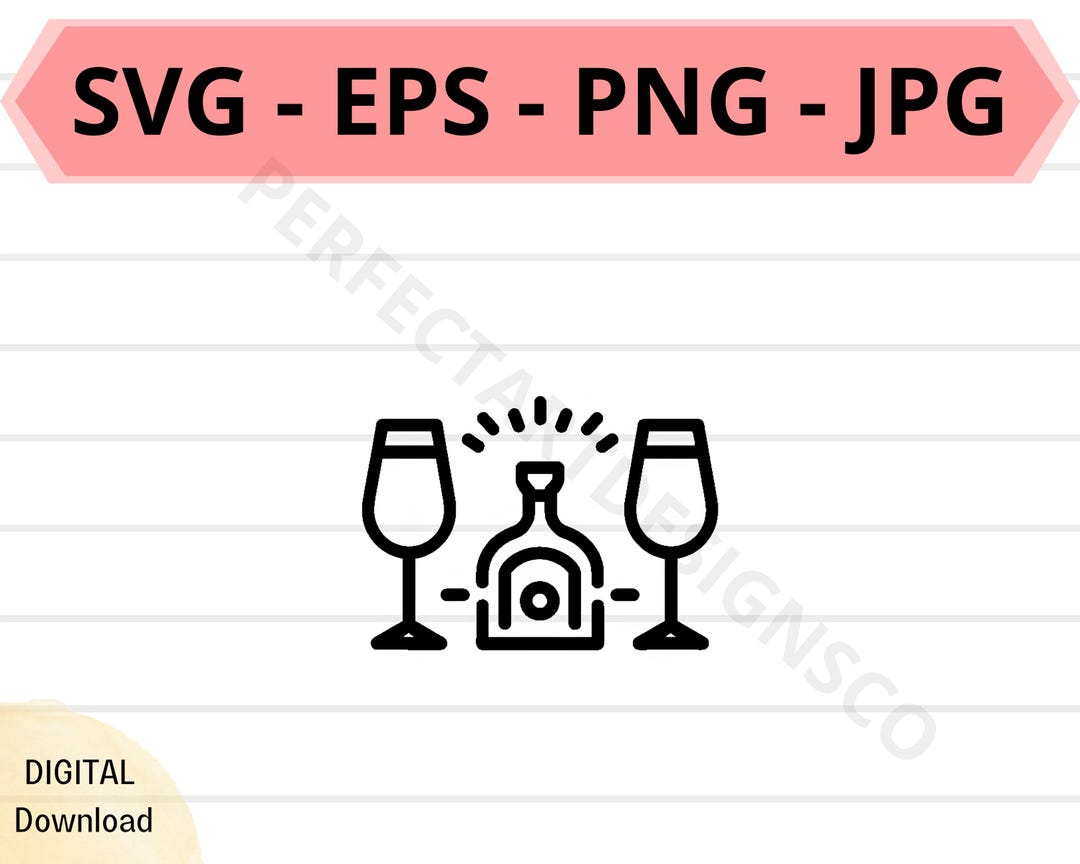 Prosecco Bar Sign Svg, Prosecco Bar Icon File, Prosecco Bar Symbol ...