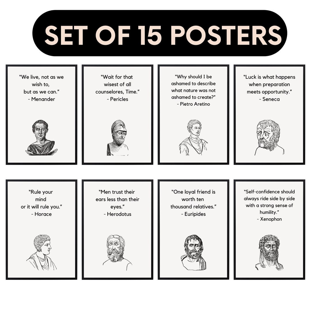 Influential Inspiring Motivational Famous Philosophers Authors Book ...