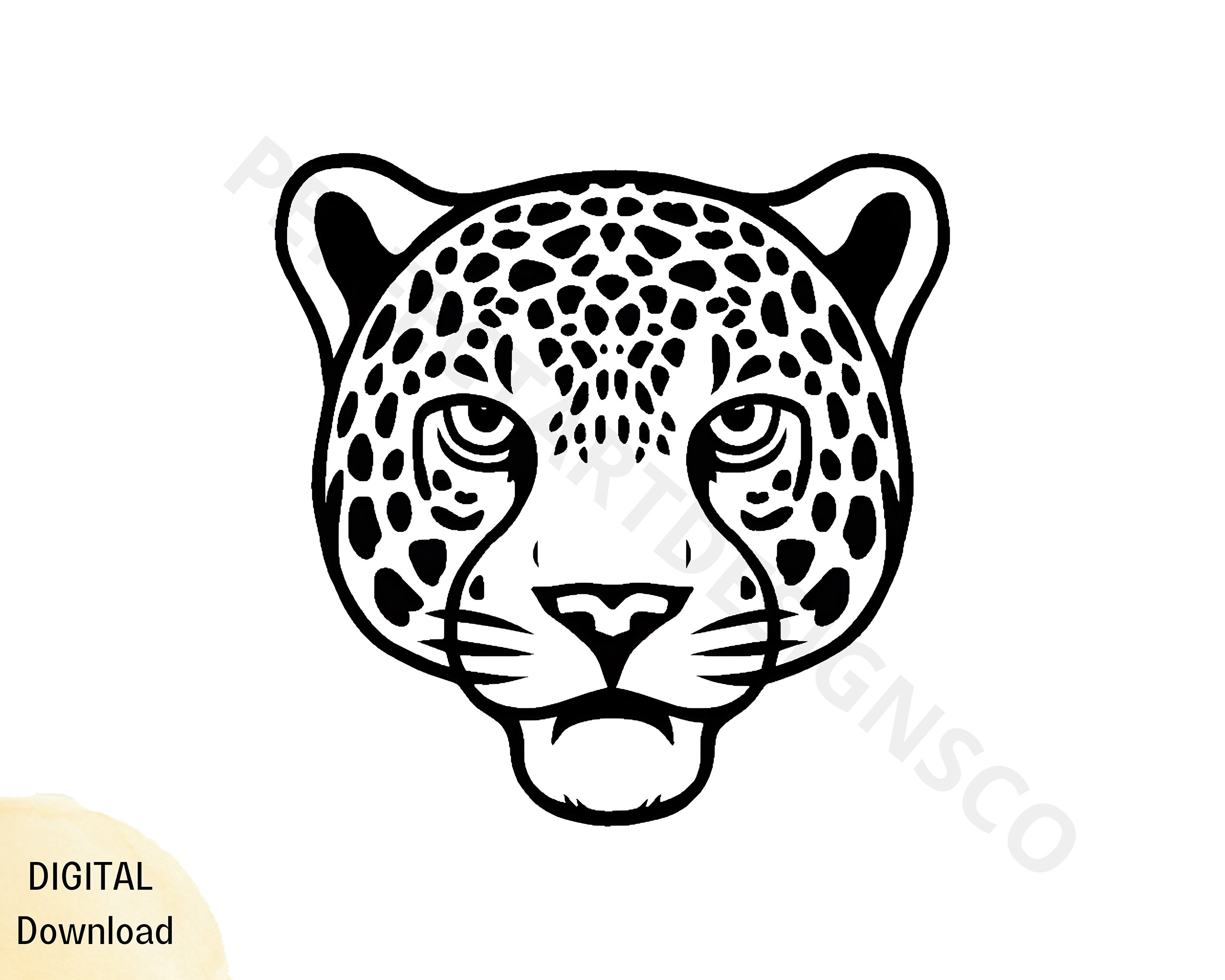 Jaguar Outline Svg Jaguar Clipart Jaguar Svg For Shirt Svg File For Cricut Jaguar Cut File
