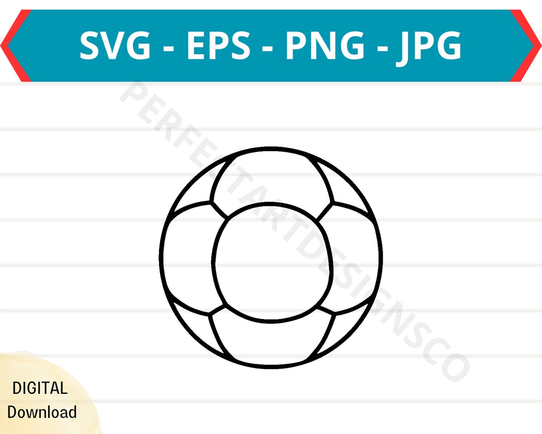 Football Ball Outline Svg, Football Ball Clipart, Football Ball Svg for ...