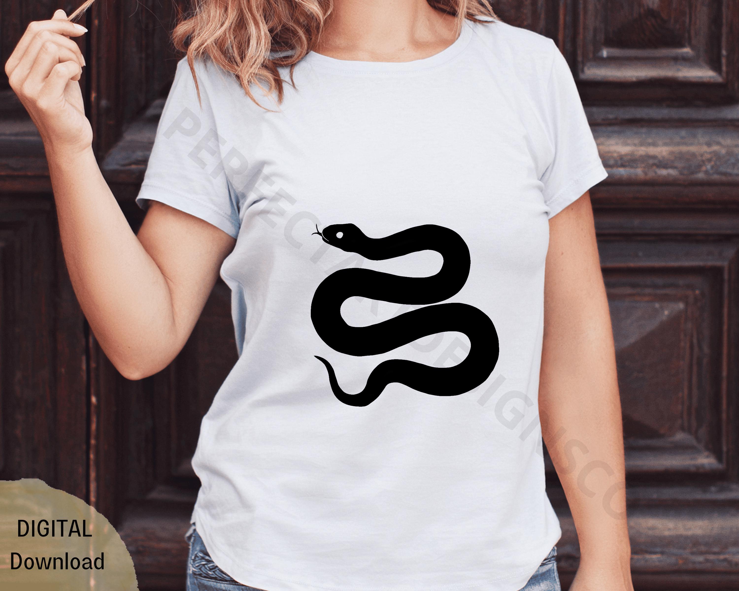 Garter Snake Silhouette Svg File, Garter Snake Cutting Svg File for ...