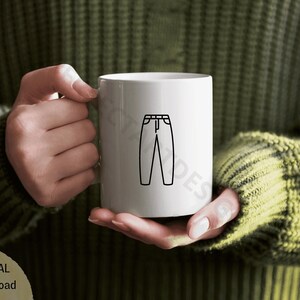 Blue Jeans Outline Svg, Blue Jeans Clipart, Blue Jeans Svg for Shirt ...