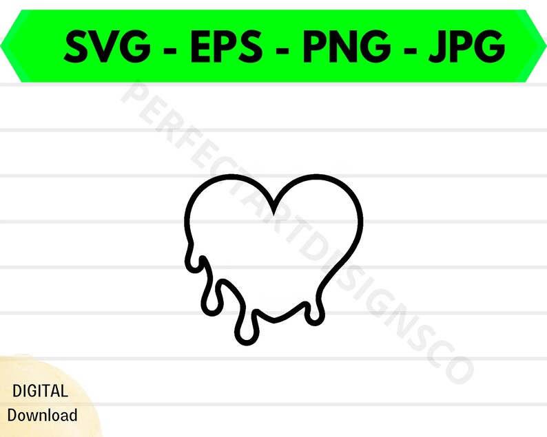 Bleeding Heart Outline Svg, Bleeding Heart Cricut Cutfile, Bleeding ...