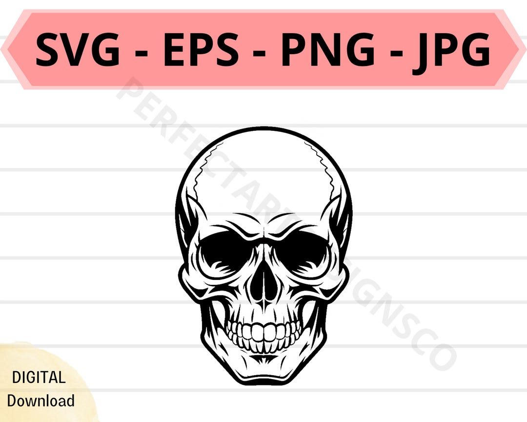 Skull Png Icon Svg Cut File, Skull Png Symbol, Skull Png Sign Cutting ...