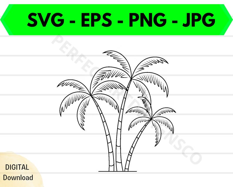 Palms Outline Svg, Palms Clipart, Palms Svg for Shirt, Svg File for ...