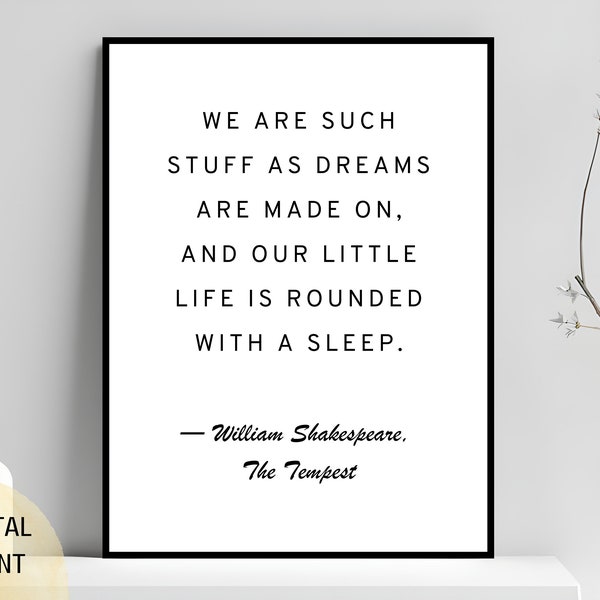 Shakespeare Poster - Etsy