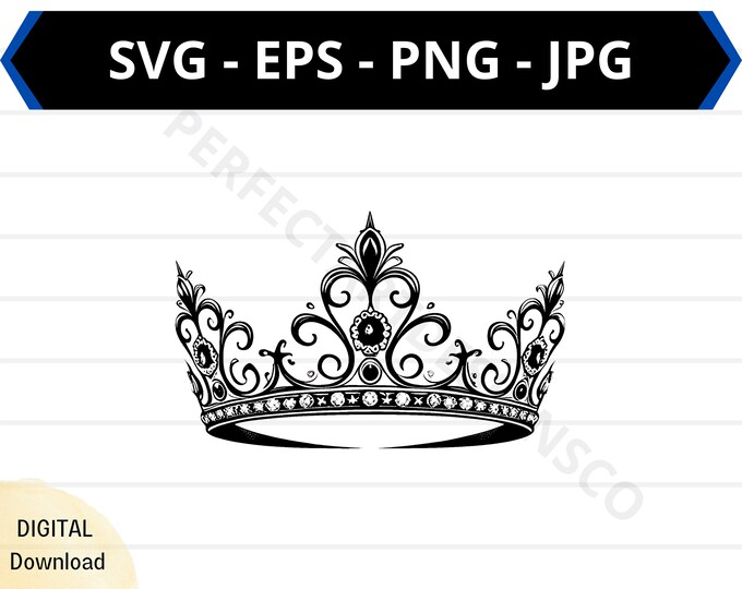 Tiara Svg. Princess Svg. Crown Svg. Princess Tiara Svg. Tiara Pink ...