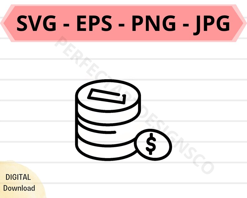 Debt Symbol Svg Cutfile, Debt Sign, Debt Icon, Debt Cutting Svg File ...