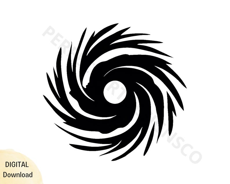 Hurricane Silhouette Svg File, Hurricane Cutting Svg File for Cricut ...