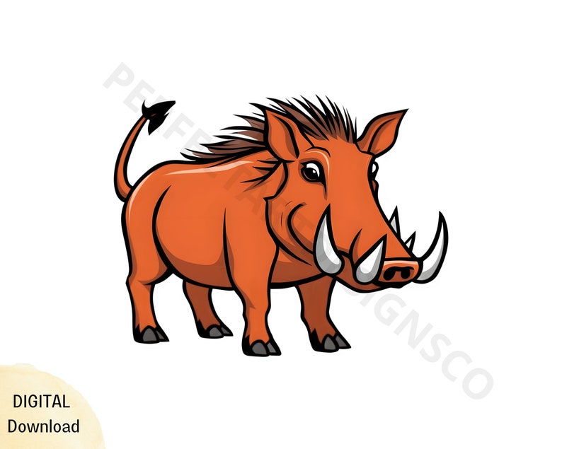 Warthog Svg, Warthog Clipart, Warthog Svg for Shirt, Svg File for ...
