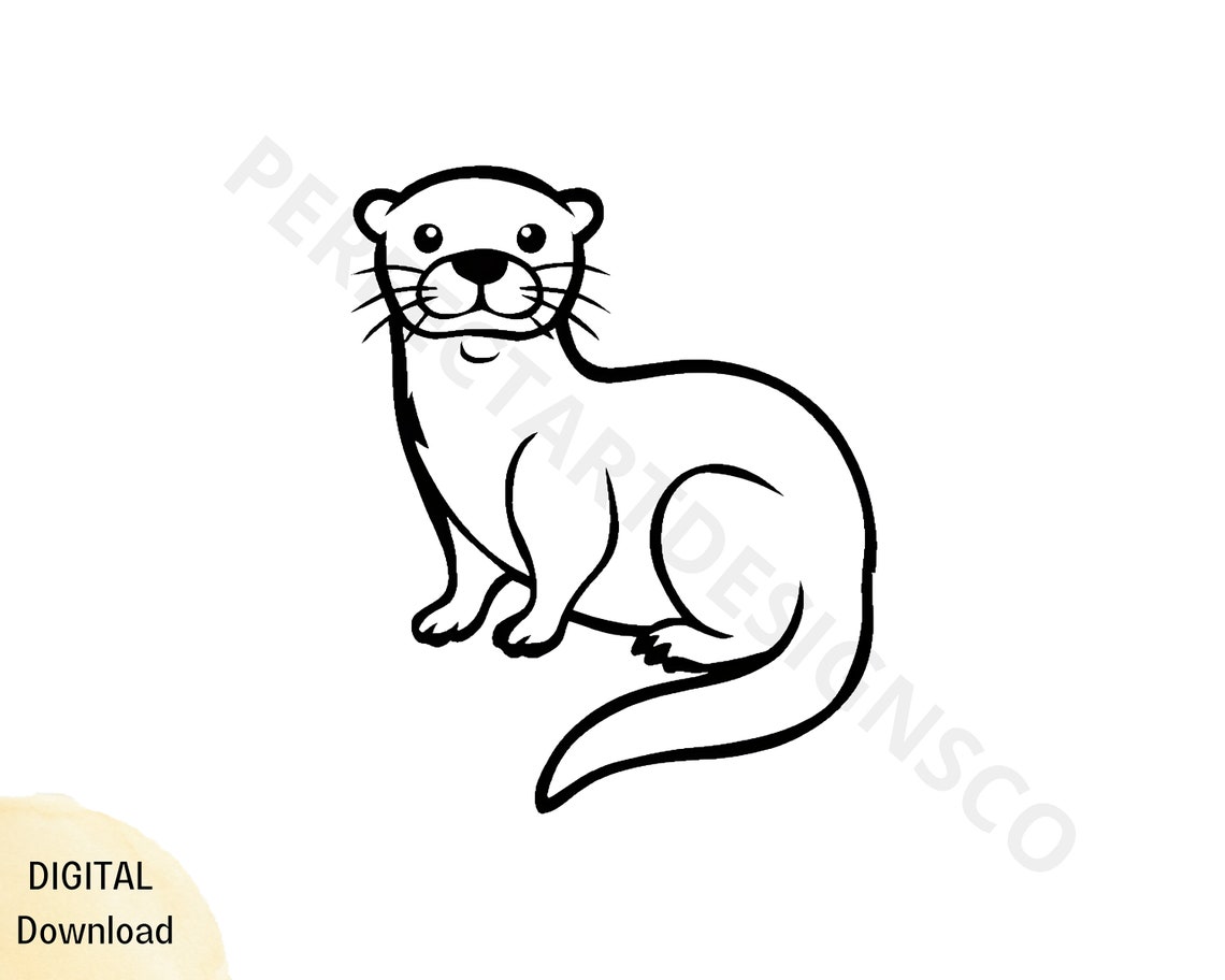 Otter Svg, Otter Clipart, Otter Svg for Shirt, Svg File for Cricut ...