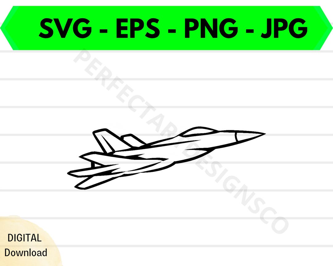 F18 Outline Svg File, F18 Cutting Svg File for Cricut, F18 Clipart Svg ...