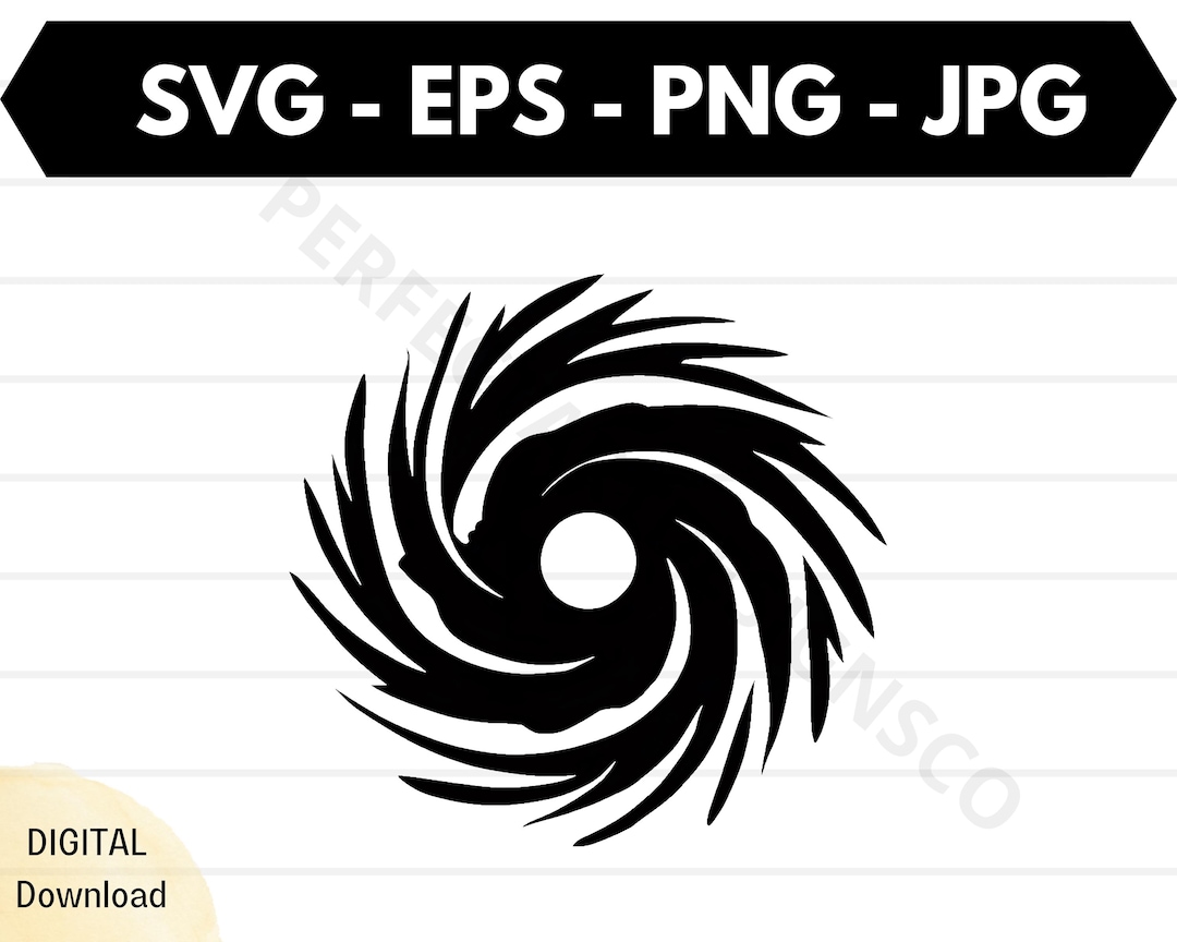 Hurricane Silhouette Svg File, Hurricane Cutting Svg File for Cricut ...