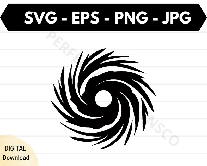 Hurricane Silhouette Svg File, Hurricane Cutting Svg File for Cricut ...