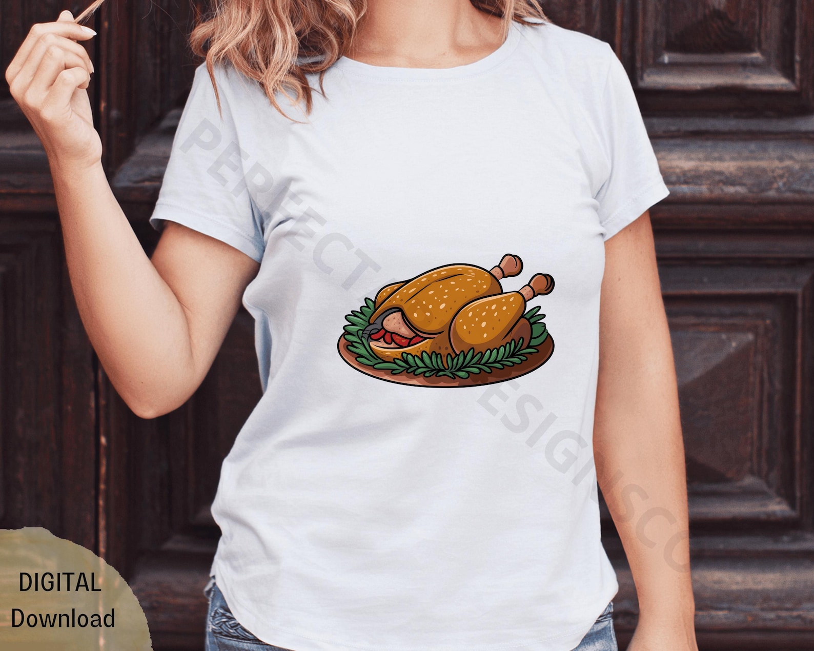 Cooked Chicken Svg File for Cricut, Silhouette, Cooked Chicken Clip Art ...