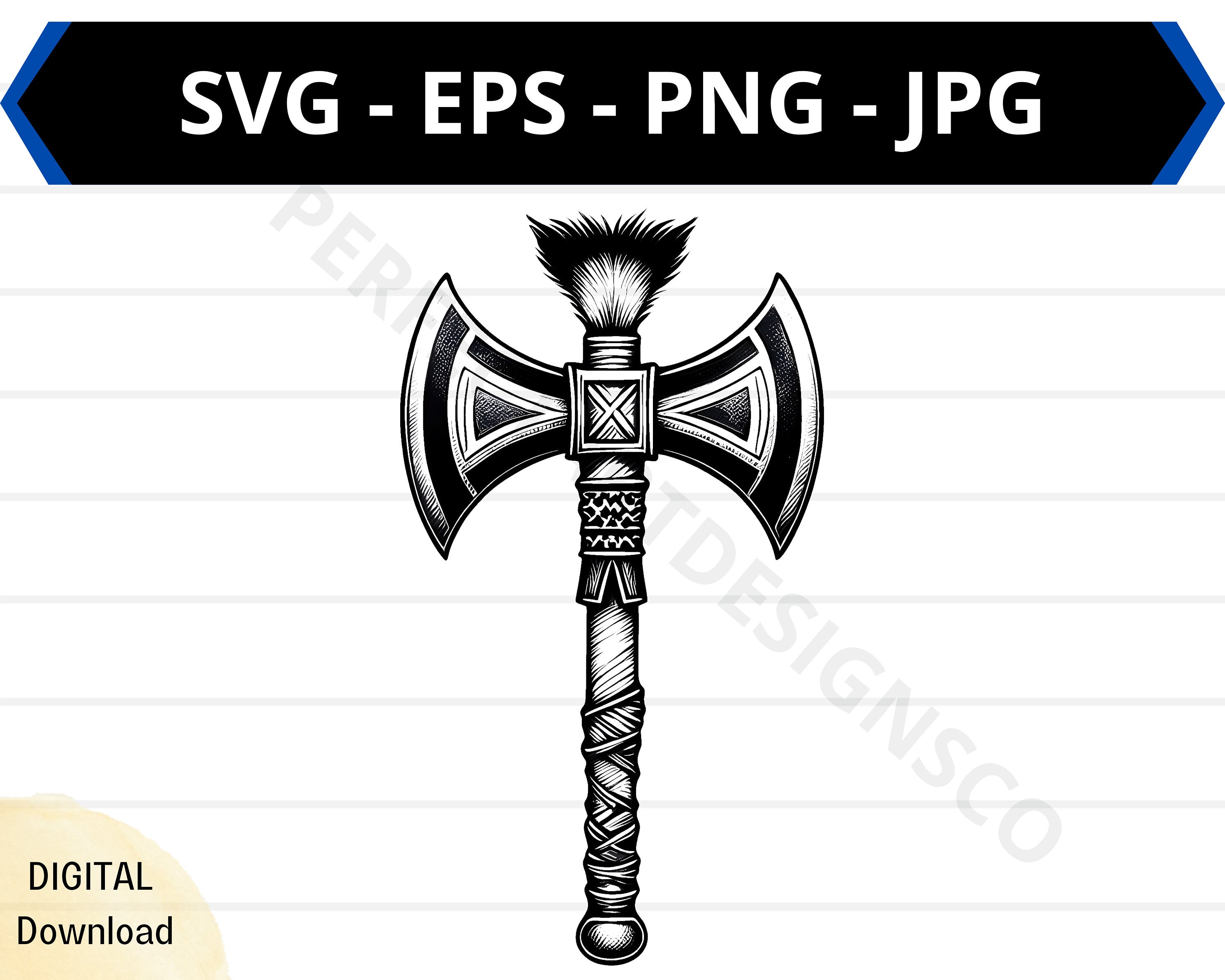 Tomahawk Vector Image Clipart, Tomahawk Svg Tomahawk Cutting File ...