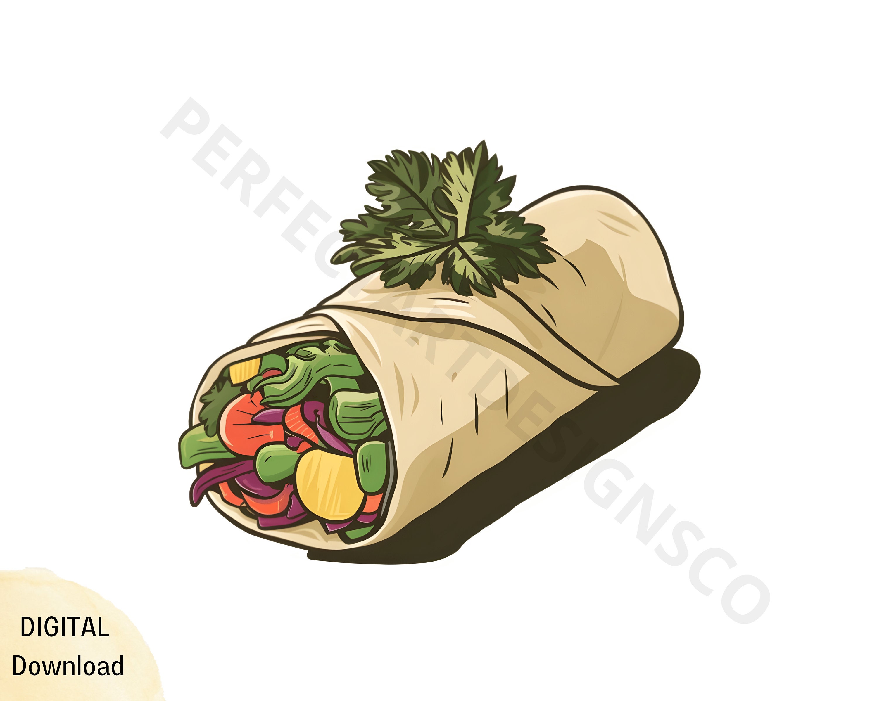 Burrito Svg, Burrito Clipart, Burrito Svg for Shirt, Svg File for ...