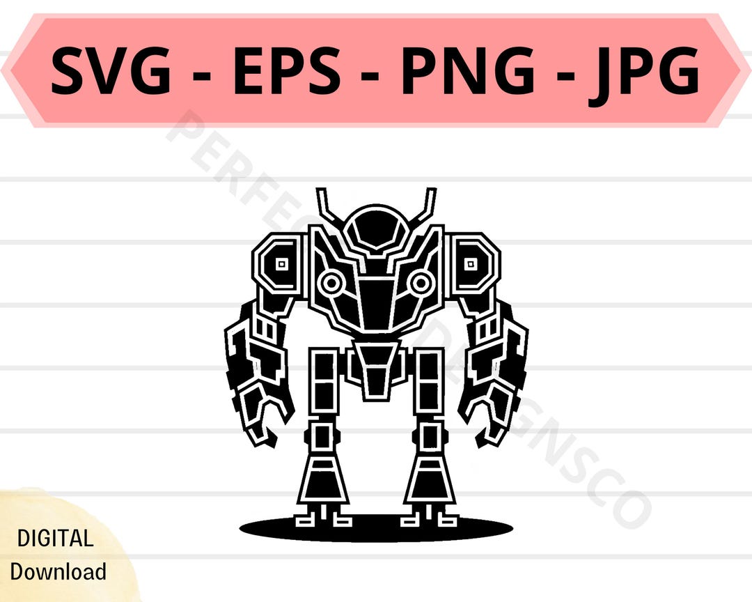 Mech Symbol Svg Cutfile, Mech Sign, Mech Icon, Mech Cutting Svg File ...
