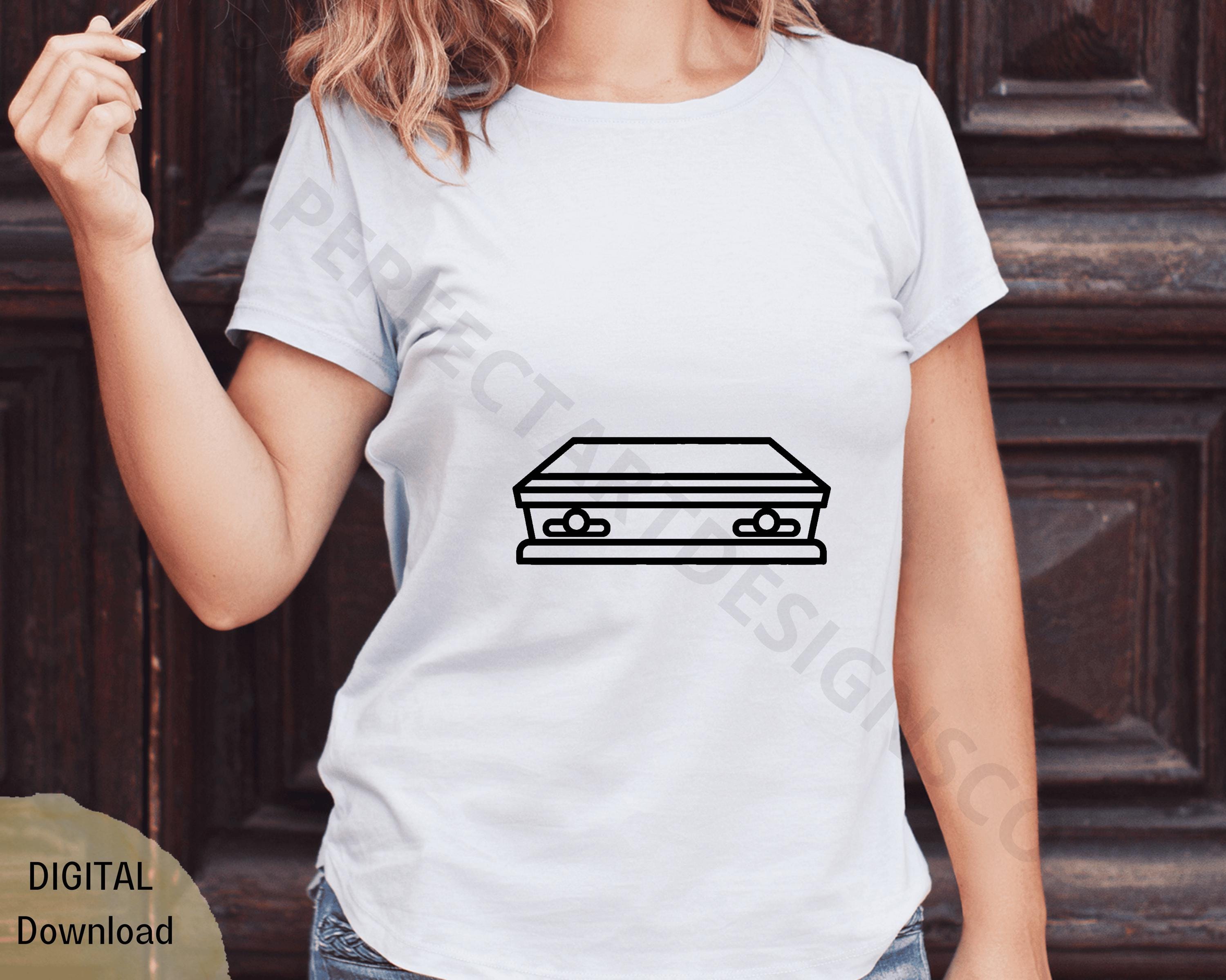 Casket Svg File, Casket Outline Svg, Casket Clipart Svg, Casket Svg Cut ...