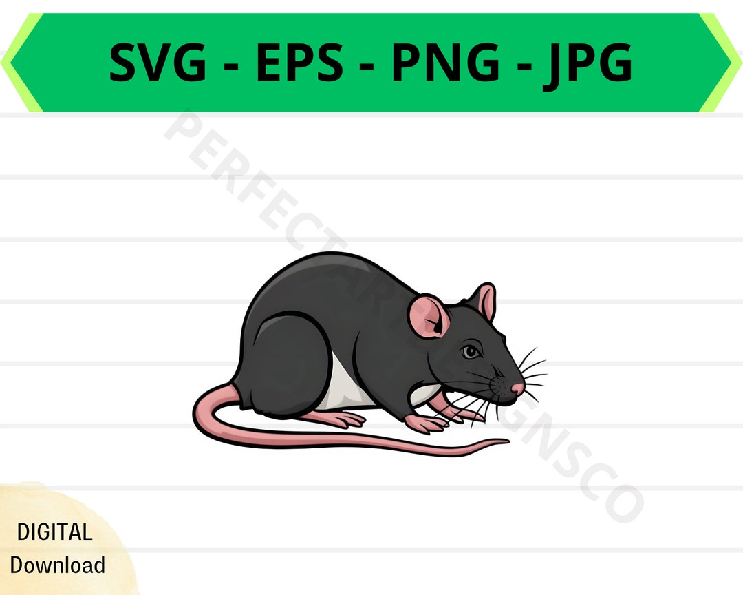 Rat Svg, Rat Clipart, Rat Svg for Shirt, Svg File for Cricut ...