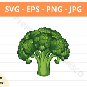 Broccoli Svg, Broccoli Vegetable Clipart, Broccoli Svg for Shirt, Svg ...