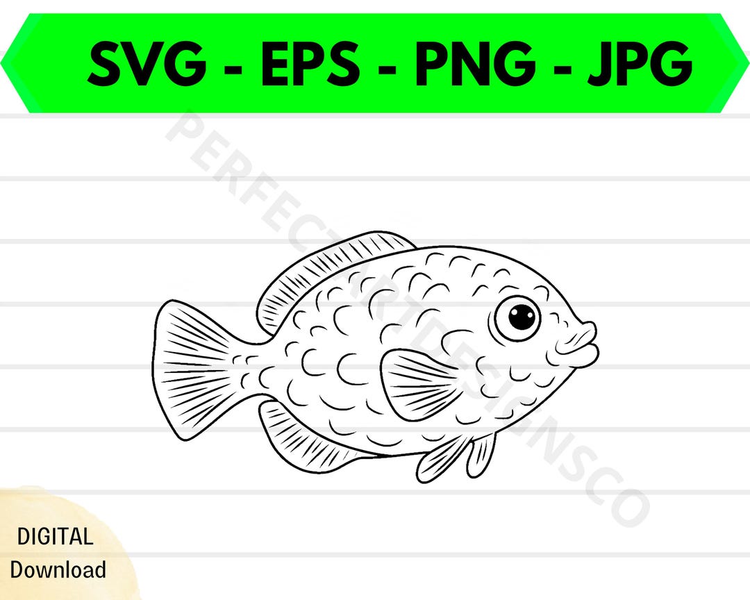 Puffer Fish Svg File, Puffer Fish Outline Svg, Puffer Fish Clipart Svg ...