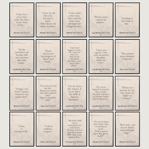 Macbeth Quotes English Classroom Decor, Set of 35 Quotes, Shakespeare ...