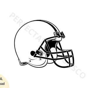 Football Helmet Outline Svg, Football Helmet Clipart, Football Helmet ...