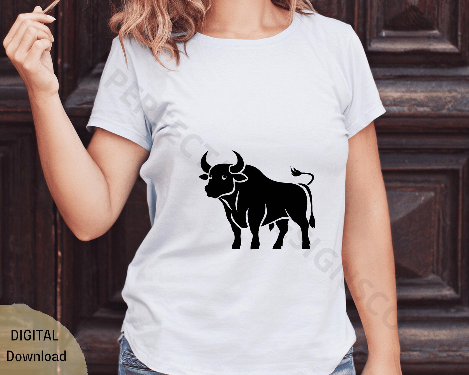 Bull Silhouette Svg File, Bull Cutting Svg File for Cricut, Bull ...