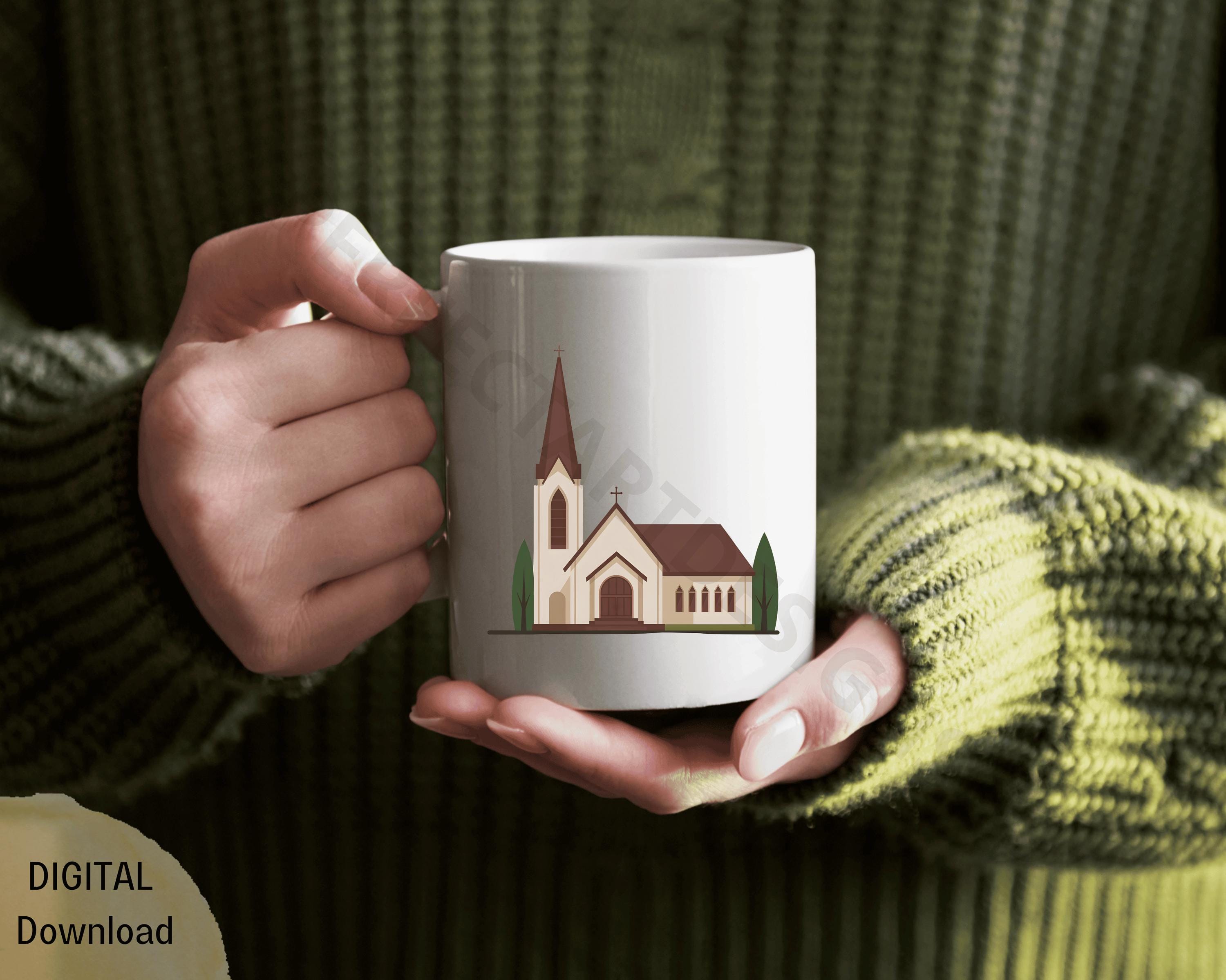 Catholic Church Svg File for Cricut, Silhouette, Catholic Church Clip ...