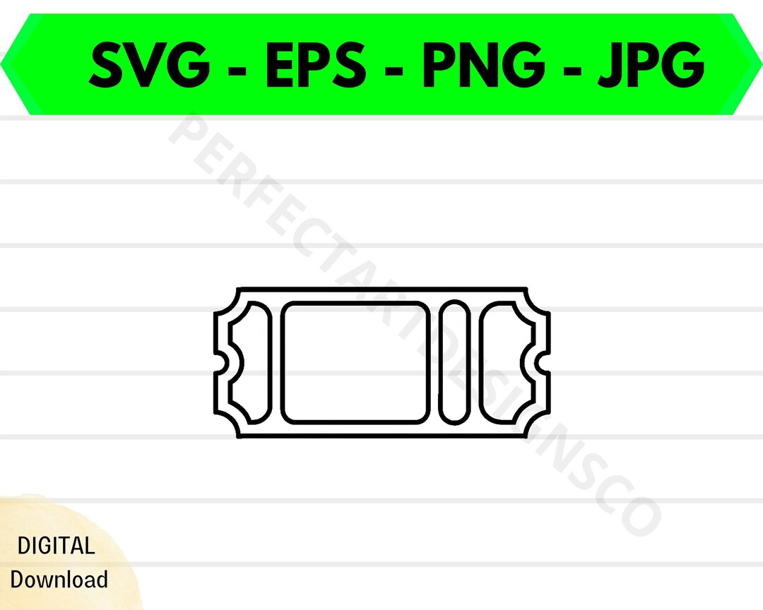 Airline Ticket Outline Svg, Airline Ticket Clipart, Airline Ticket Svg ...
