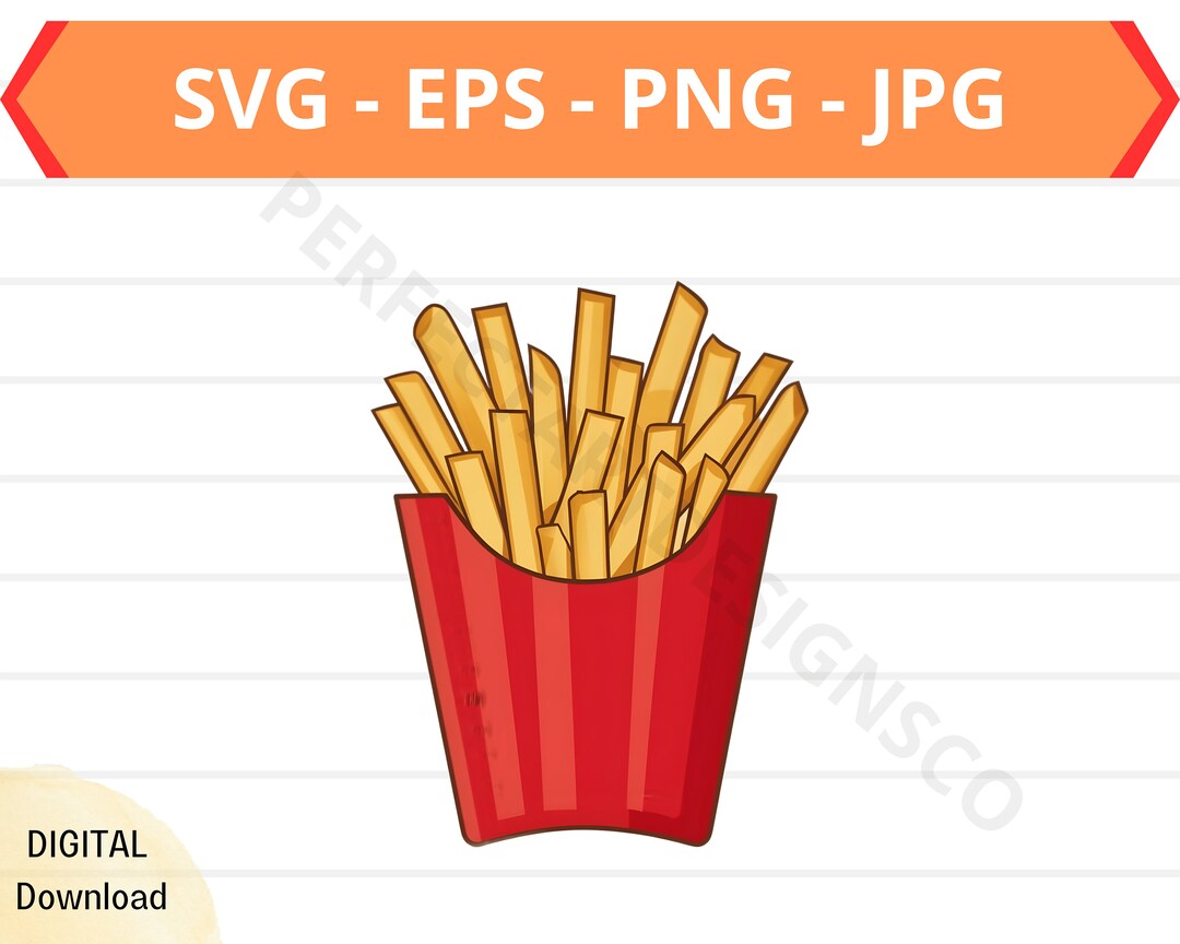 Fries Svg, Fries Fruit Clipart, Fries Svg for Shirt, Svg File for ...