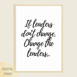 Inspiring Leadership Quotes, Set of 20 Prints, Empowering Leadership ...