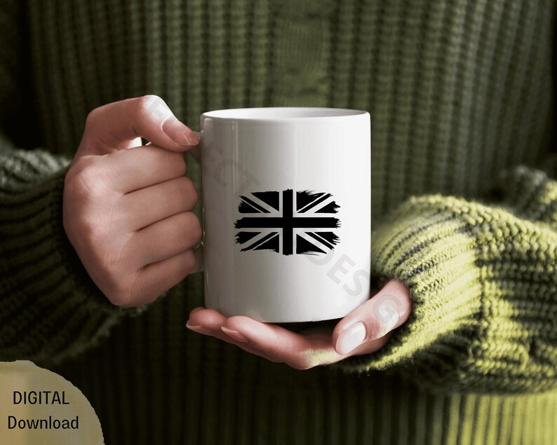 Union Flag Silhouette Svg, Union Flag Clipart, Union Flag Svg File for ...