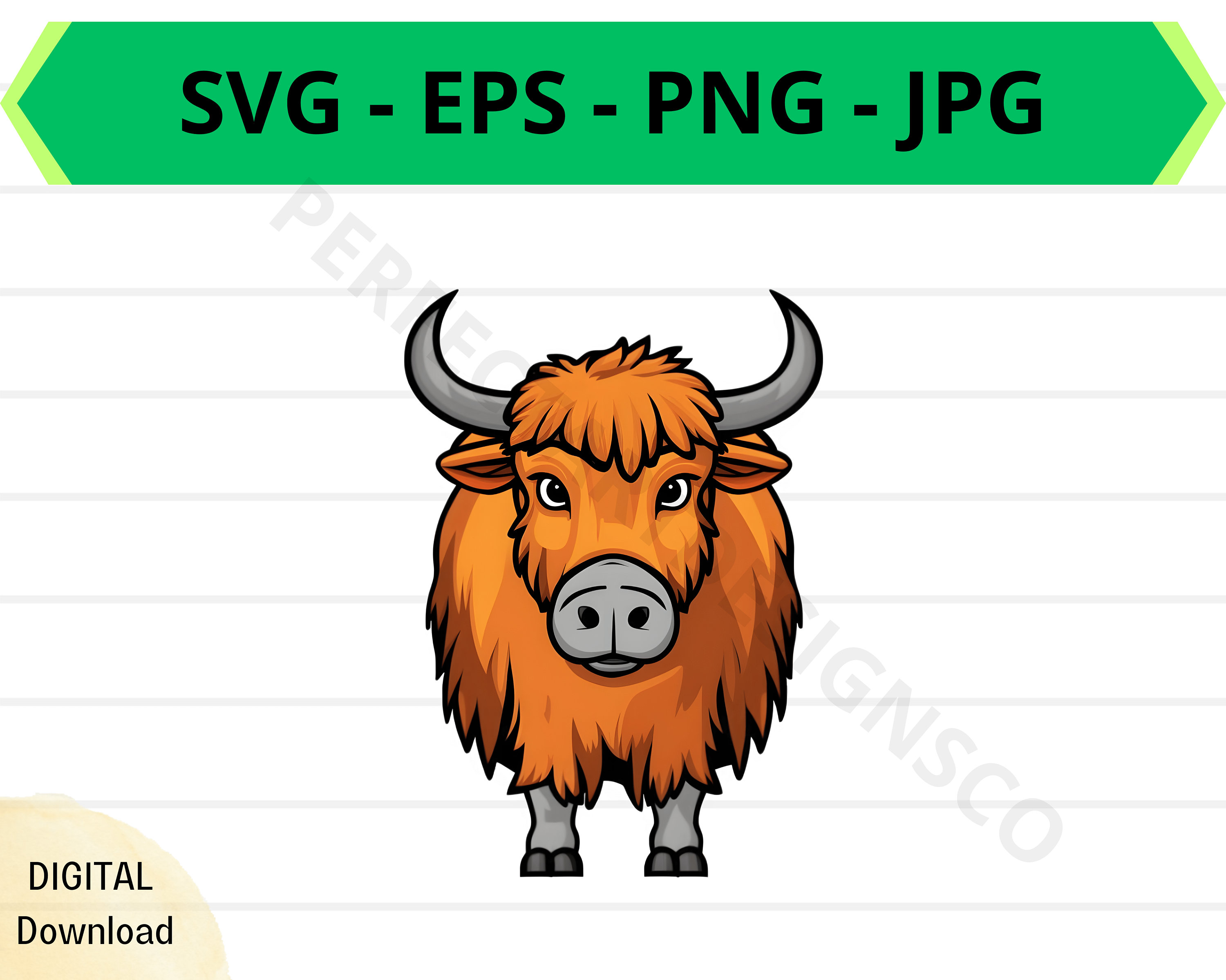 Yak Svg, Yak Clipart, Yak Svg for Shirt, Svg File for Cricut ...