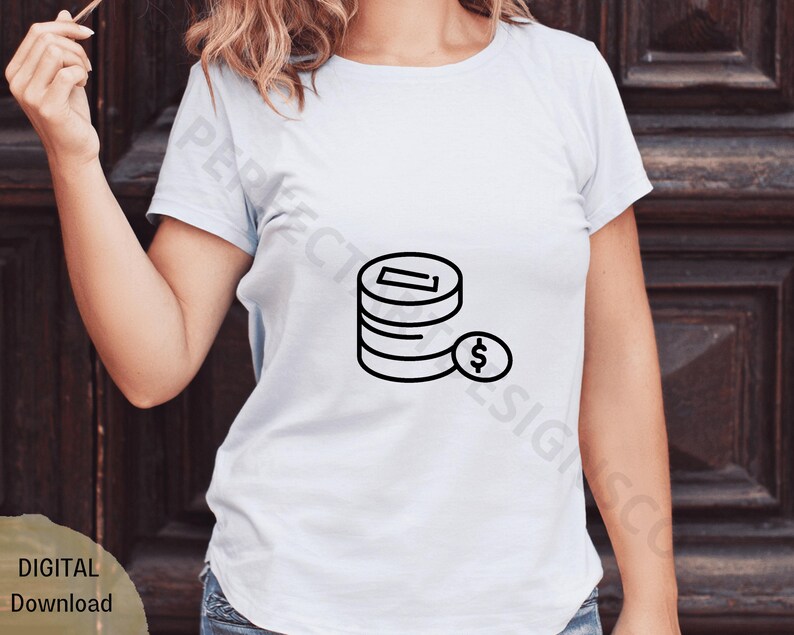 Debt Symbol Svg Cutfile, Debt Sign, Debt Icon, Debt Cutting Svg File ...