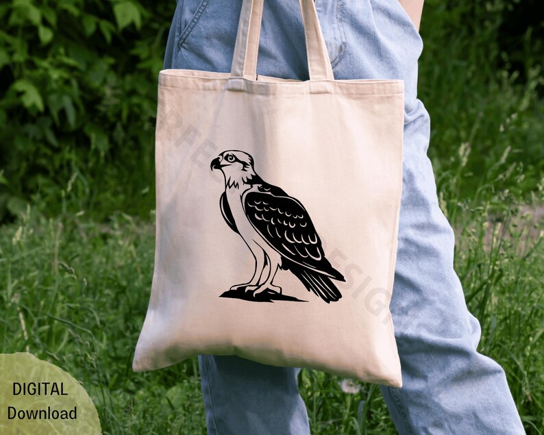 Osprey Silhouette Svg File, Osprey Cutting Svg File for Cricut, Osprey ...