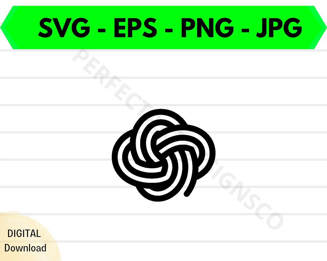Knot Outline Svg File, Knot Cutting Svg File for Cricut, Knot Clipart ...