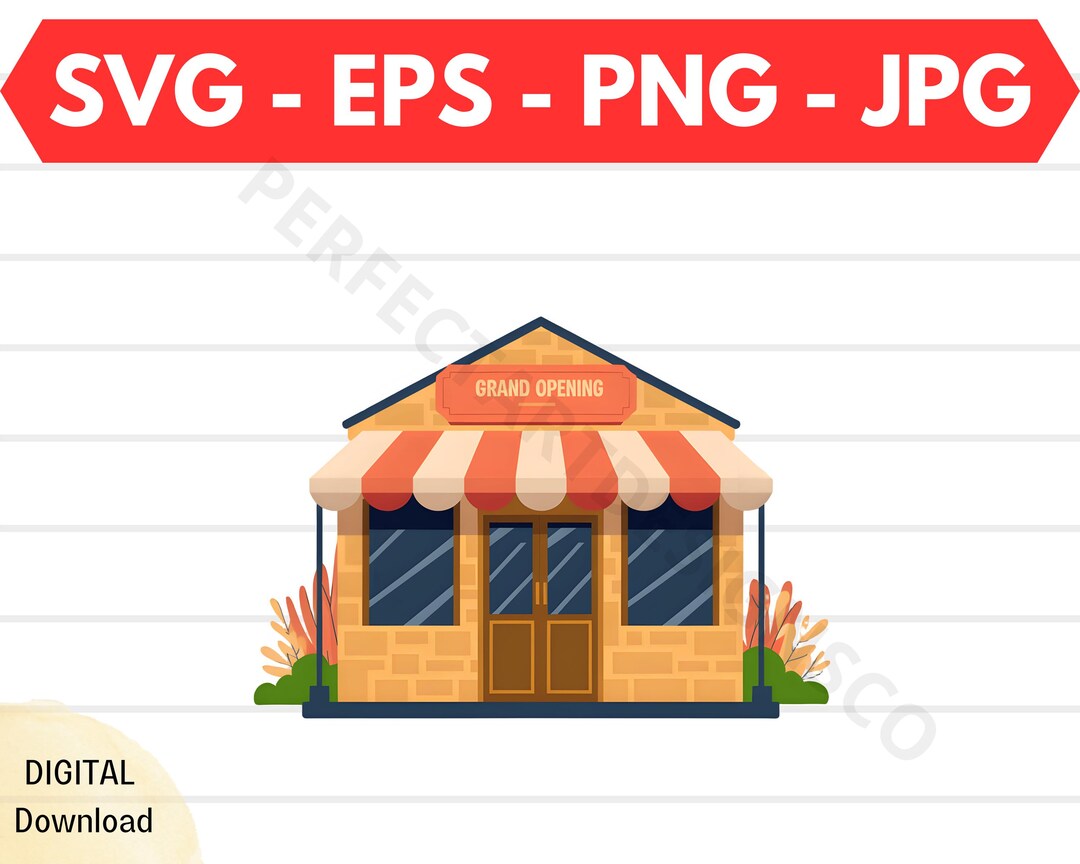Grand Opening Svg File for Cricut, Silhouette, Grand Opening Clip Art ...