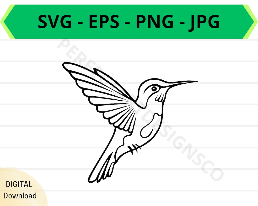Esquema de colibrí svg, imágenes prediseñadas de colibrí, colibrí svg ...