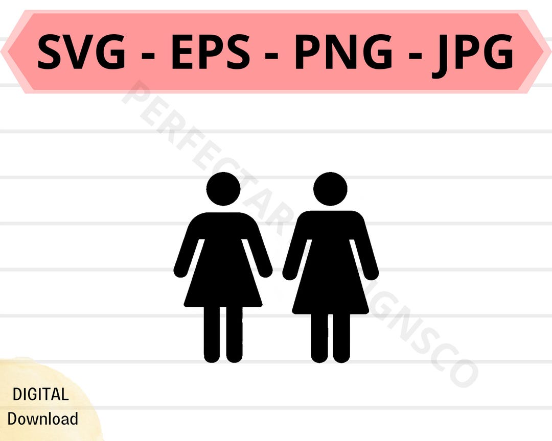 Transgender Restroom Symbol Svg Cutfile, Transgender Restroom Sign ...