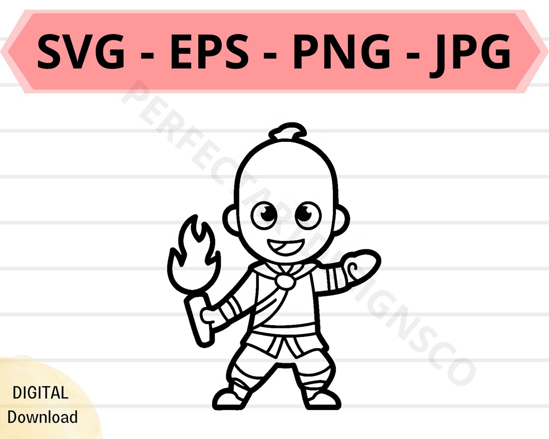 Firebender Sign Svg, Firebender Icon File, Firebender Symbol Cutting ...