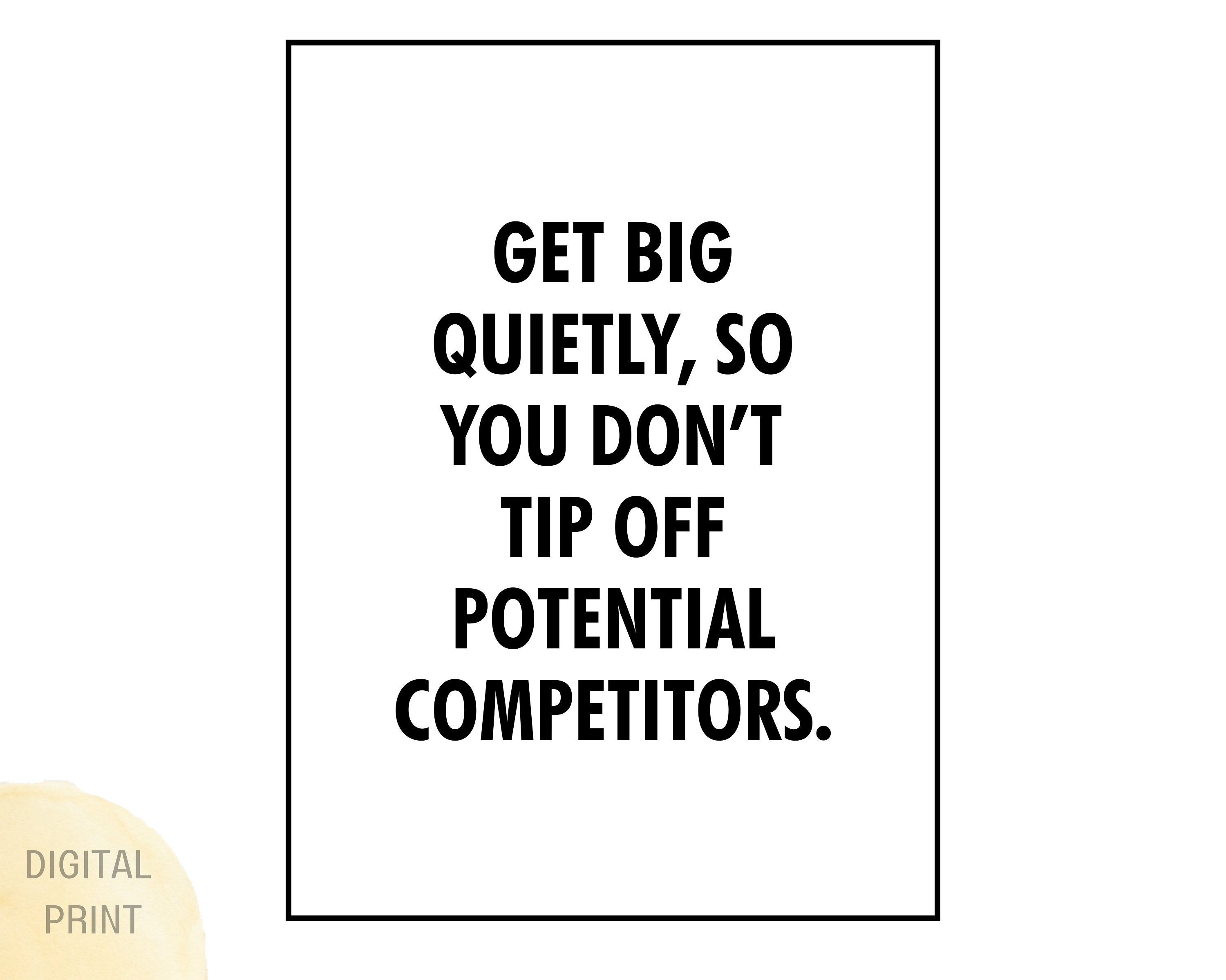 Entrepreneur Motivational Business Quotes Printable Wall Art - Etsy