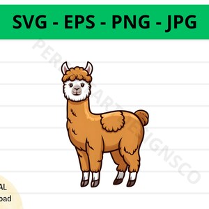 Alpaca Svg, Alpaca Clipart, Alpaca Svg for Shirt, Svg File for Cricut ...