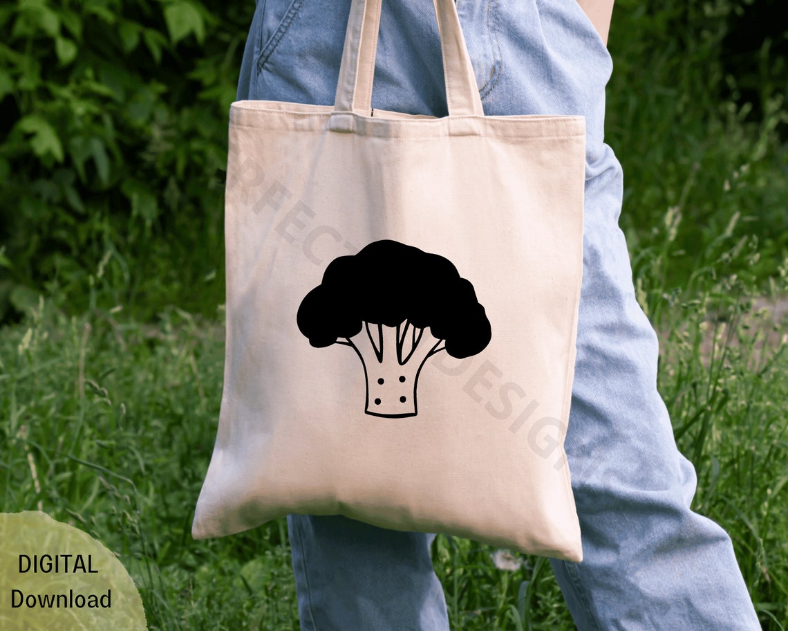 Broccoli Outline Svg, Broccoli Vegetable Clipart, Broccoli Svg for ...