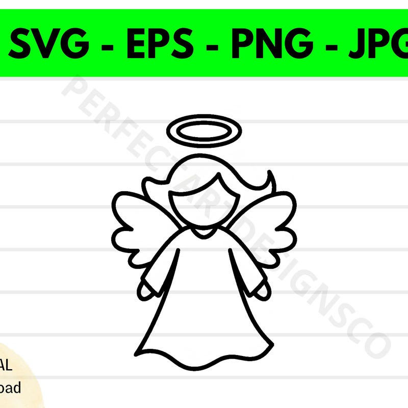Cute Angel Clipart - Etsy