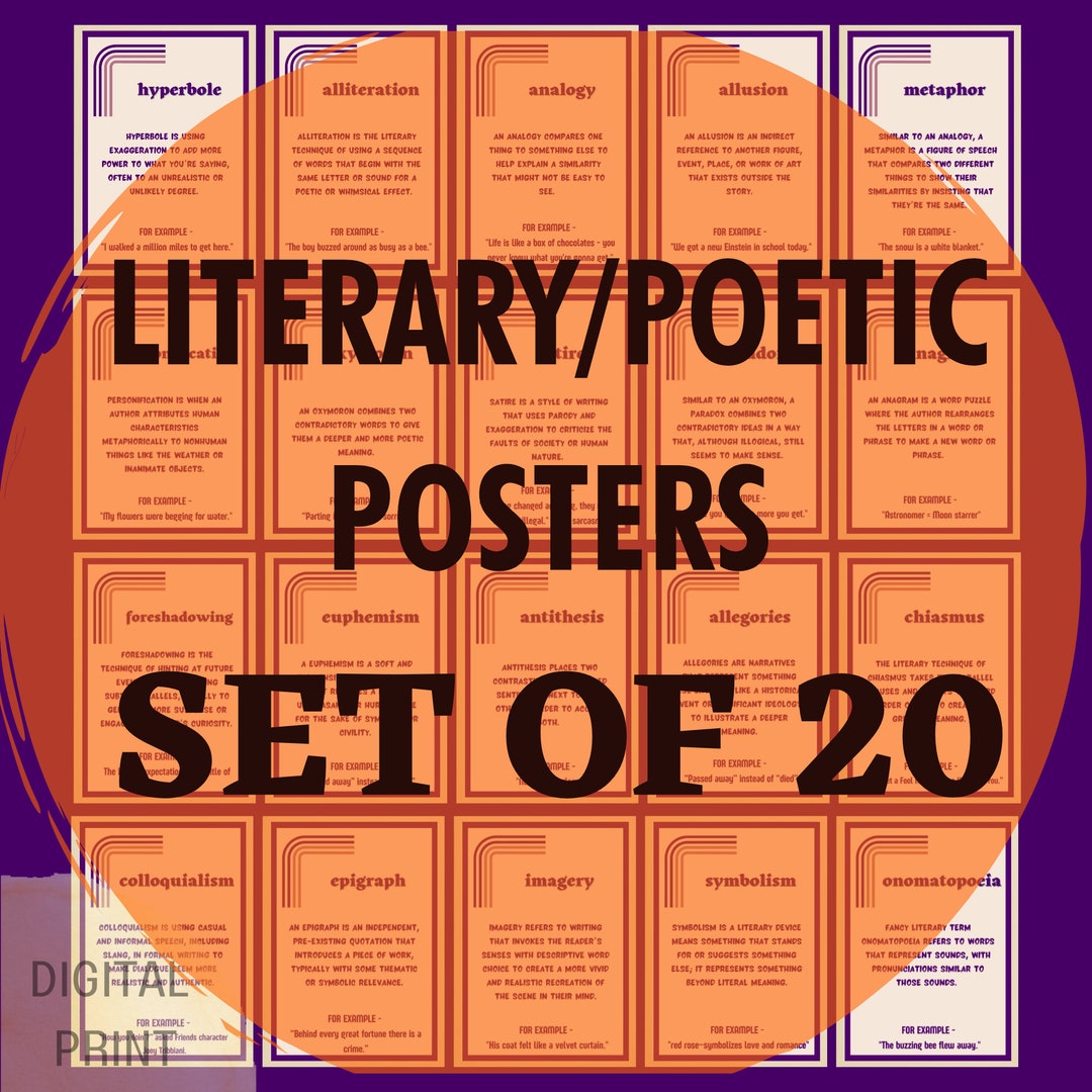 Literary Technique Posters Set Of 20 Poetic Device Wall Art Etsy literary-technique-posters-set-of-20-poetic-device-wall-art-etsy