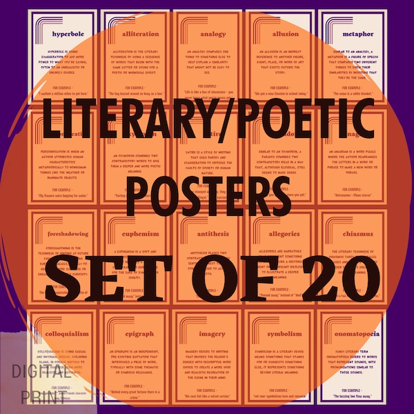 Literary Decor - Etsy