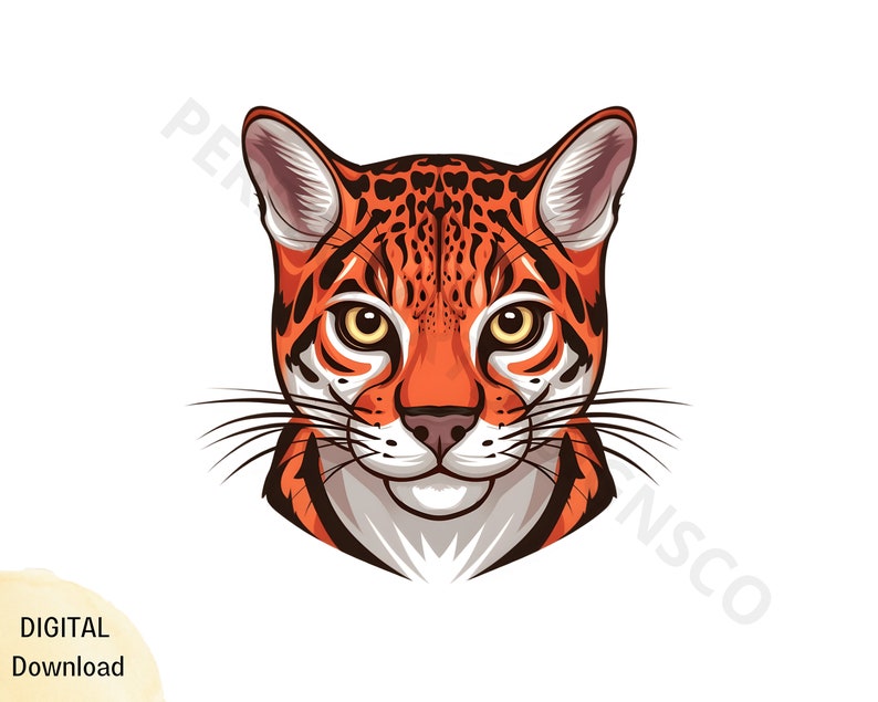 Ocelot Svg, Ocelot Clipart, Ocelot Svg for Shirt, Svg File for Cricut ...